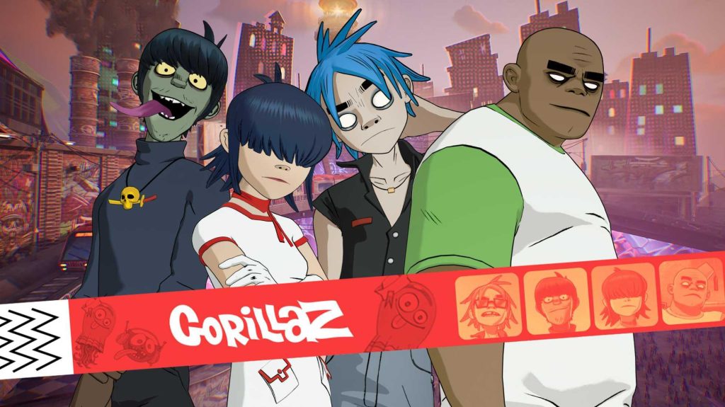 Fortnite Festival Gorillaz: skins, músicas e palco da Temporada 10